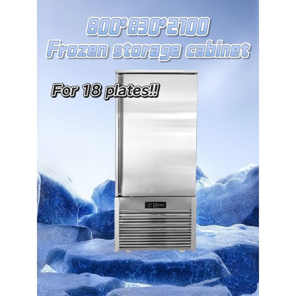 Quality DWSDG-18 Air-cooled Blast Chiller Freezer 40*60cm 18 Baking Tray Size 800*830*2100MM for sale