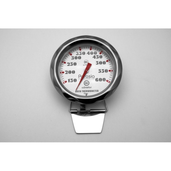 Quality Waterproof Oven Temp Thermometer Silver With Stainless Steel Clamp Stand for sale