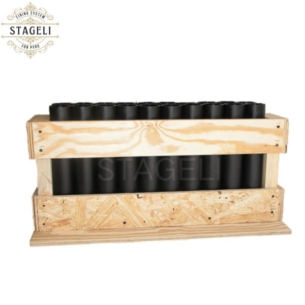 Quality Versatile Wooden Fireworks Frame Racks Display Mortar Racks for sale