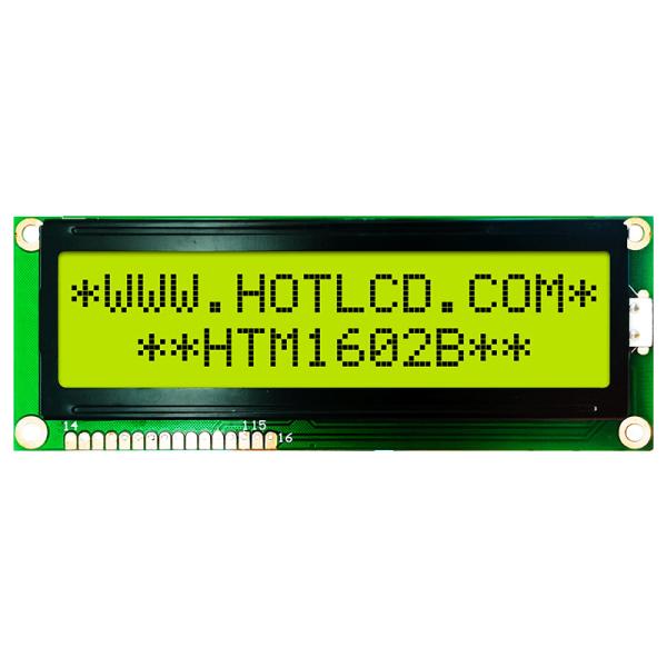 Quality 16x2 Medium LCD Character Display With Green Backlight HTM1602B for sale