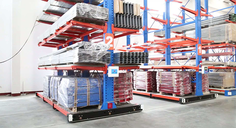 Double Side Cantilever Racking System Warehouse Storage Cantilever Rack