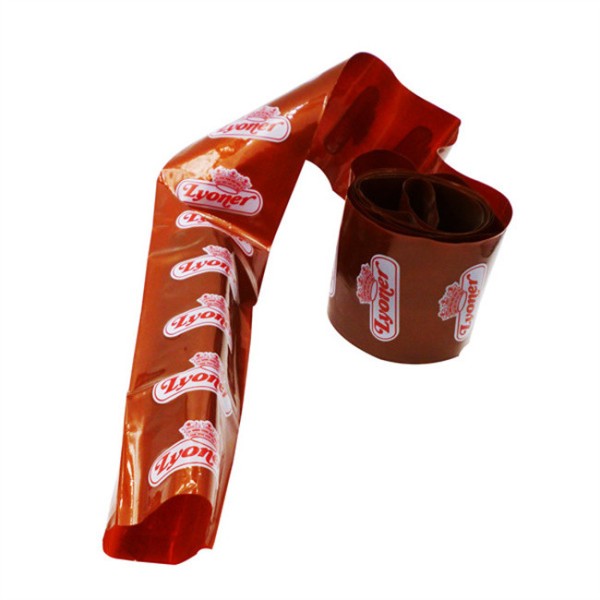 Quality Kingred Different Colours Custom Logo Flexography Printing 5 Layer Sausage for sale