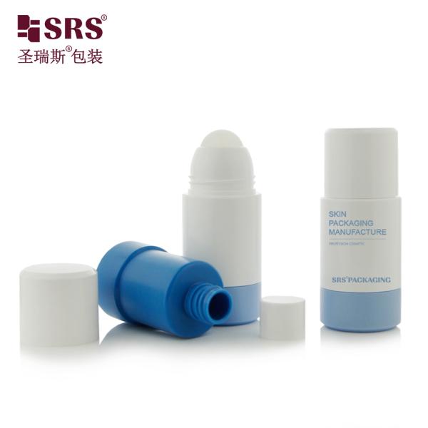 Quality PP PCR Refillable Roll On Bottle 50ml 75ml for Deodorant and Skincare for sale