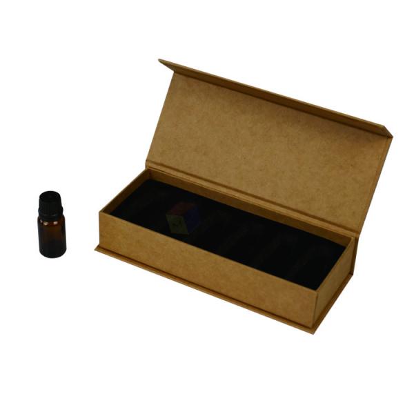 Quality Kraft Paper Cosmetic Serum Dropper Bottle Packaging Gift Boxes with Foam Insert for sale