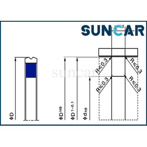 Quality NBR KR Hydraulic Piston Oil Seals For Construction Equipment for sale