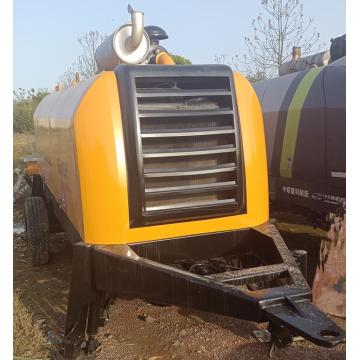 Quality Yellow Used Concrete Trailer Pump HBT8018C Sany 180kw 2200rpm for sale