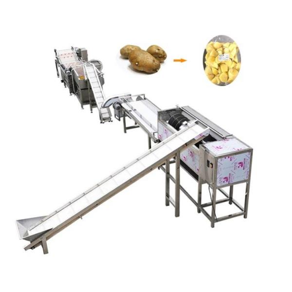 Quality 500Kg Potato Frozen French Fries Making Machine Multifunctional for sale