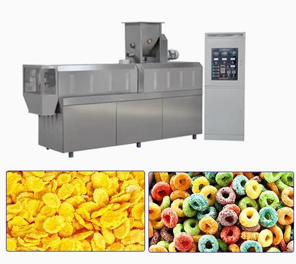 Quality Automatic Continuous Corn Flakes Manufacturing Machine Cereal Breakfast Home for sale