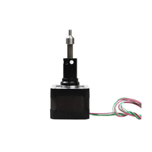 Quality 5V 1.7A 8.7mH Nema17 Linear Actuator Stepper Motor With Threaded Drive Screw for sale