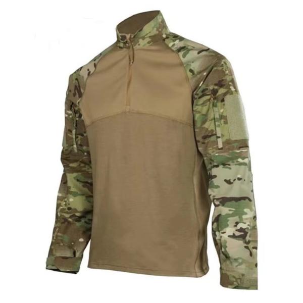 Quality Nylon Camouflage Frog Military Garments OEM Tactical Combat Shirts for sale