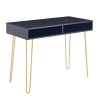 Quality 31.5inches Height Marble MDF Top Console End Table / Thin Long Side Table for sale