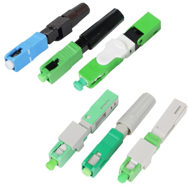 Quality Fast Connector Field Assembly Optical Connector Single Mode Fiber Connector For FTTH 4G 3G for sale