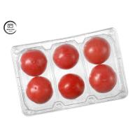 Quality Disposable Blister Tomato Disposable Fruit Container 6 Piece Rectangular Plastic for sale