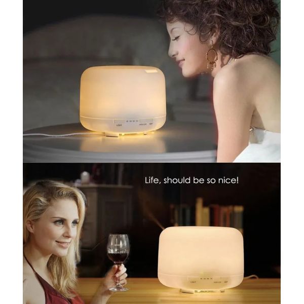 Quality Remote Control 500ml Aromatherapy Essential Oil Diffuser with LED Light Air for sale
