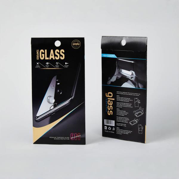 Quality Mobile Phone Tempered Glass Screen Protector Packaging Box with Customized Shape for sale