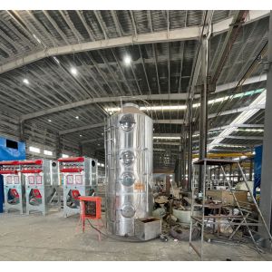 Quality Stainless Steel Vertical Wet Spray Scrubber / Circulating Water Solution Spray for sale