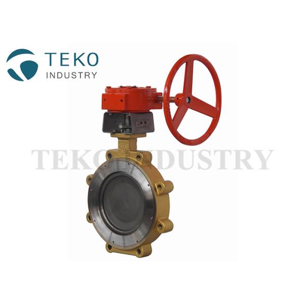 Quality Double Eccentric High Temperature Butterfly Valves With Lug Wafer End CE for sale