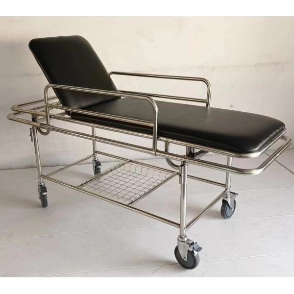Quality Backrest Adjustable Patient Transfer Stretcher Trolley For Emergency Surgical Operating Rooms for sale