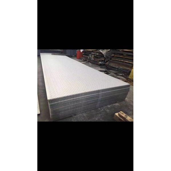 Quality 8M Checkered Stainless Steel Sheet Metallic Diamond Pattern Metal for sale