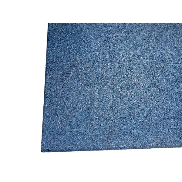 Quality Blue Outdoor Rubber Floor 1000X1000X15mm Square Rubber Floor Mats Anti Slip for sale