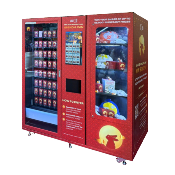 Quality Smart Blind Box Vending Machine With Transparent Display Cabinet & Elevator — for sale