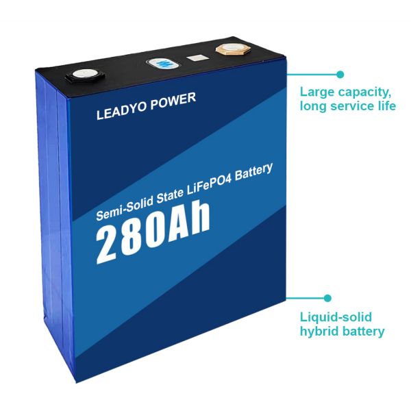 Quality LiFePO4 Hybrid Semi Solid State 3.2V 314Ah 280Ah Lithium Priamatic Battery Cell for sale