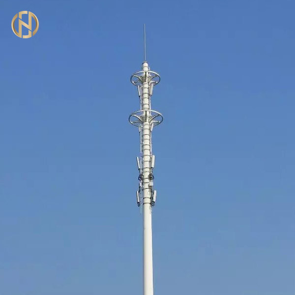 Quality 30M 35M Telecommunication Post Palm Tree Monopole Transmission Tower for sale