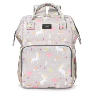 Quality Fashion Backpack Multi-functional Print Mother Bag Large Capacity Baby Diaper for sale