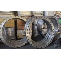 Quality Anti Rust Oil AWWA C207-07 Hubbed Slip On Flange ISO9001 PED 2000 for sale