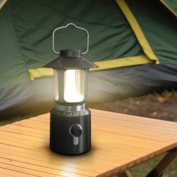 Quality LED Light Source JSK L22 Vintage 8000mAh Camping Lantern Dual Mode 2000K 6500K Telescopic Design Garden Application for sale