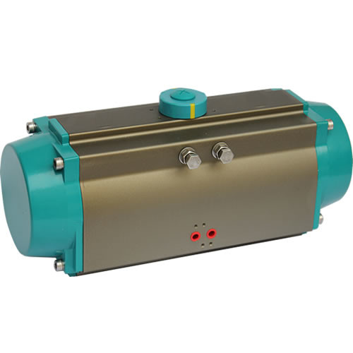 Quality quarter-turn rack pinion pneumatic actuator single acting double acting for sale