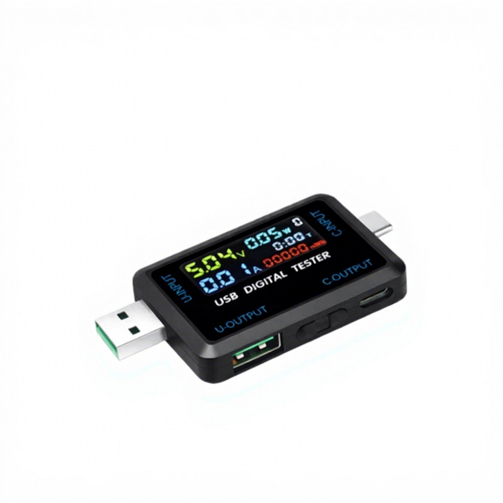 Quality USB-C Digital Multi-Function Power Meter Real-Time Voltage Current & Capacity for sale