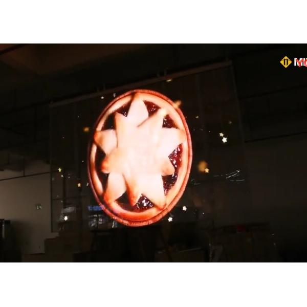 Quality AC265V Transparent HD LED Video Wall Screen For Car Advertising for sale