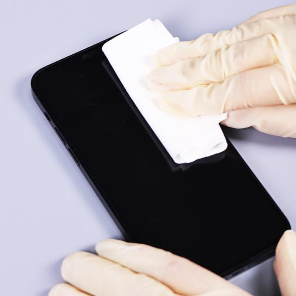Quality 9*9 100pcs105g Disposable Cleaning Wipes Polyester Microfiber Wipe for cleanroom for sale
