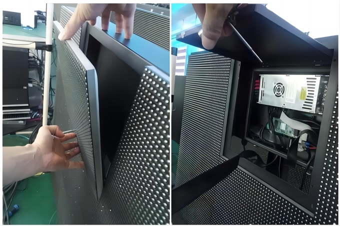 Good Heat Radiation Outdoor Advertising LED Display P8mm Aluminum LED Cabinet 8