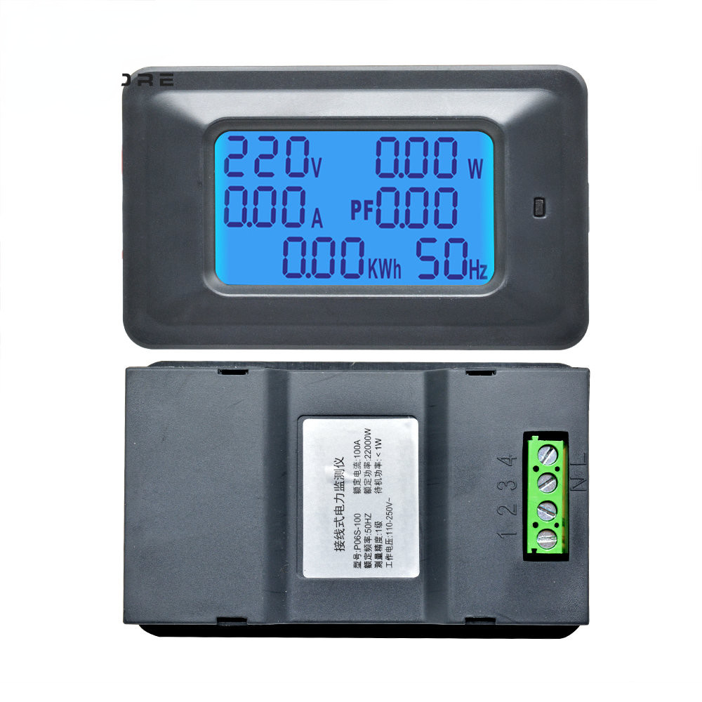 Quality AC 5KW 85~250V Digital Ammeter Voltmeter indicator Power Energy for sale