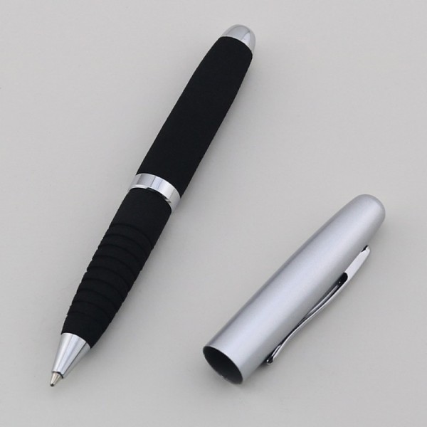 Quality Luxury 1.0mm Metal Ballpoint Pen Thick Barrel Ball Pen Comfortable EVA Grip for sale