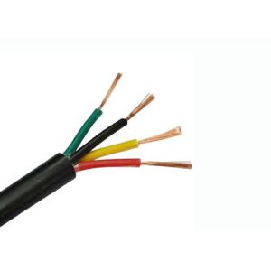 Quality Flexible Conductor 4 Core Electrical Wire , Copper Electrical Cable 300/500 V for sale