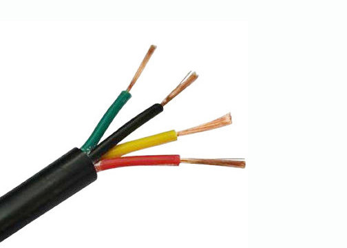 Quality Flexible Conductor 4 Core Electrical Wire , Copper Electrical Cable 300/500 V for sale
