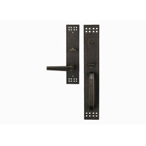 Quality 89mm 608mm American Door Handles Matte Black Exterior Grip Set Door Handle for sale