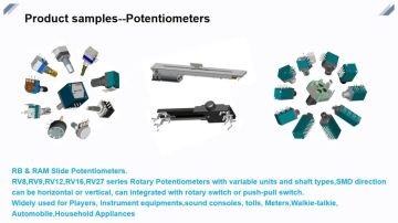 RV97P0D0 Six Unit Insulated Shaft Sealed Potentiometer