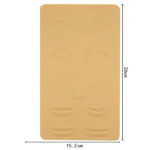 PMU Permanent Makeup Rubber 3D Lips Practice Skin Tattoo Mat To Practice Perfect Eyebrow