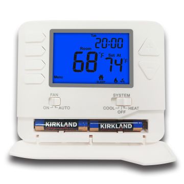 Quality 2 Heat / 2 Cool 24V HVAC Programmable Room Thermostat For Heating And Cooling for sale