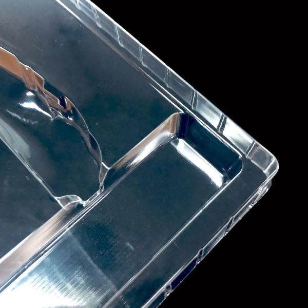 Quality Transparent PET Plastic Packaging Tailored Disposable Blister Tray for Folding for sale