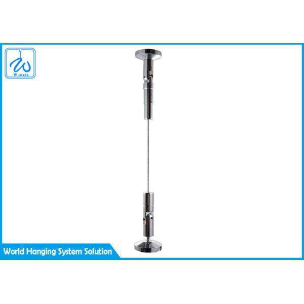 Quality Wall To Floor Art Cable Hanging System Customized Length / OD 50KG Working Load for sale