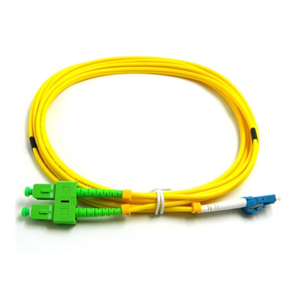 Quality Waterproof Single Mode Fiber Patch Cord PVC / LSZH Jacket 0 . 3dB Insertion Loss for sale