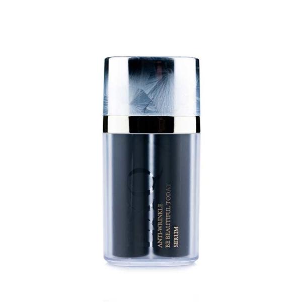 Quality 20ml Airless Bottles Cosmetic Packaging 105mm Vacuum Black Pump Bottle for sale
