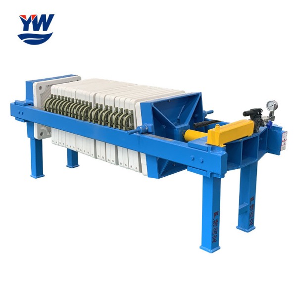 Quality Small Manual Hydraulic Chamber Filter Press PP Plate Handle Type for sale