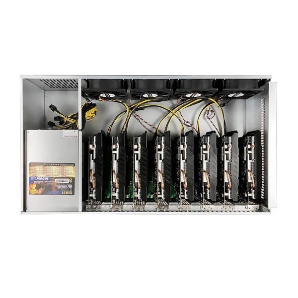 Quality 240MH/S Machine 8 gpu case motherboard B85 with 847 847 case 65mm 8gpu server u4 for sale