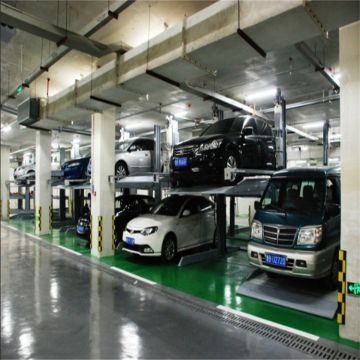 Quality Double Car Parking System Vertical Vehicles Storage 2 Level Parking Lift for sale